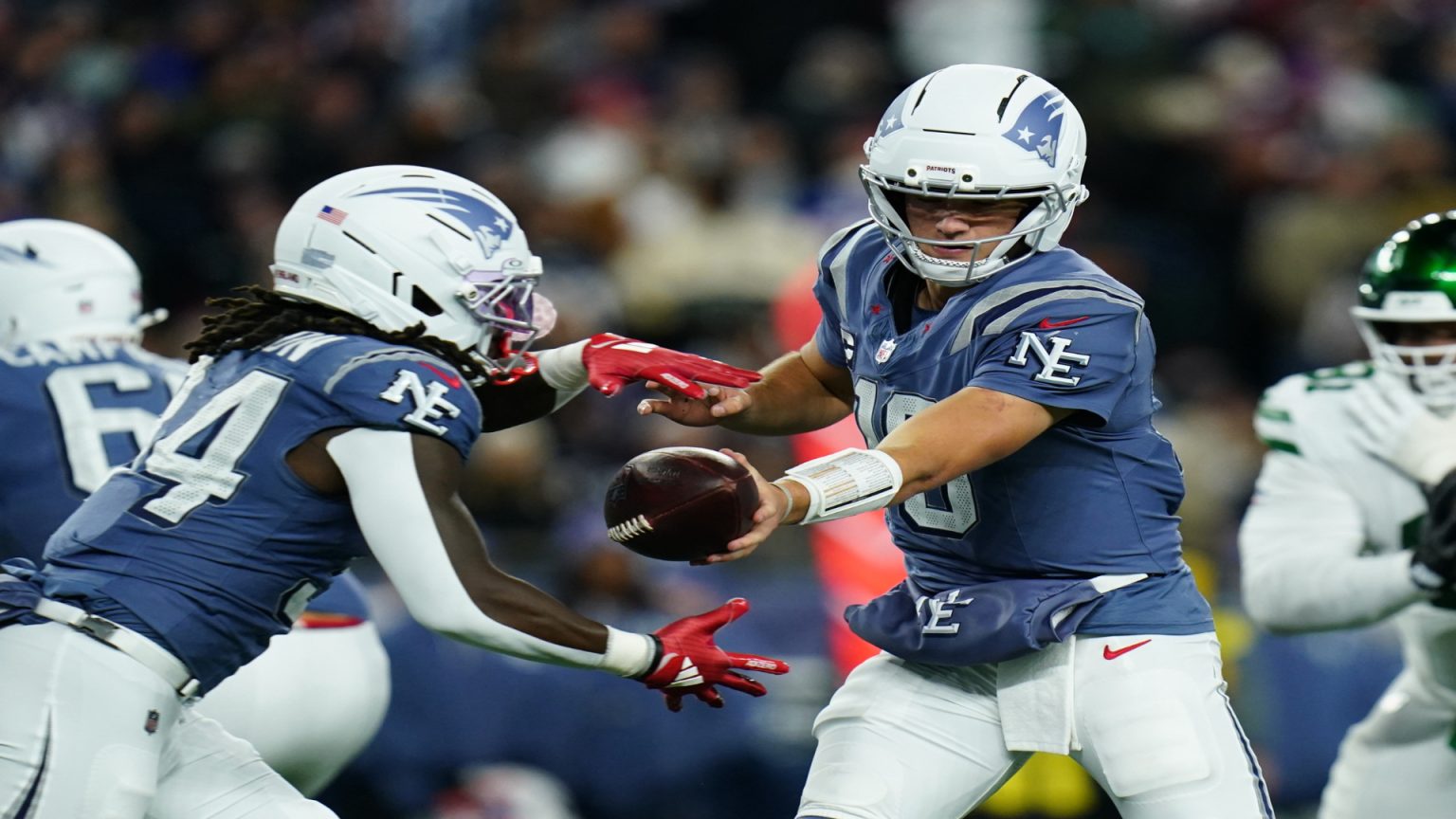 Patriots' Will Campbell got really passionate about Drake Maye after ...